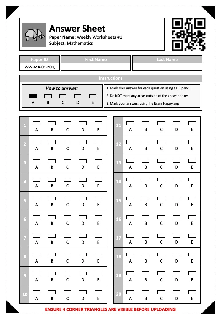 Free 11 Maths Worksheets Exam Happy