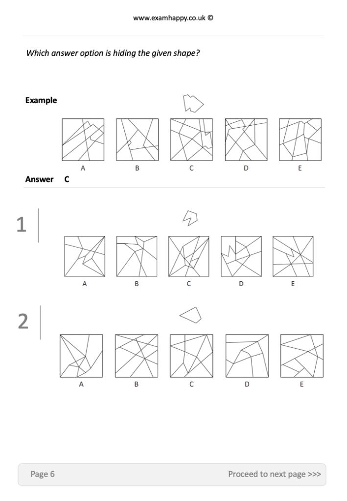 Spatial Reasoning Pack 1 | Exam Happy